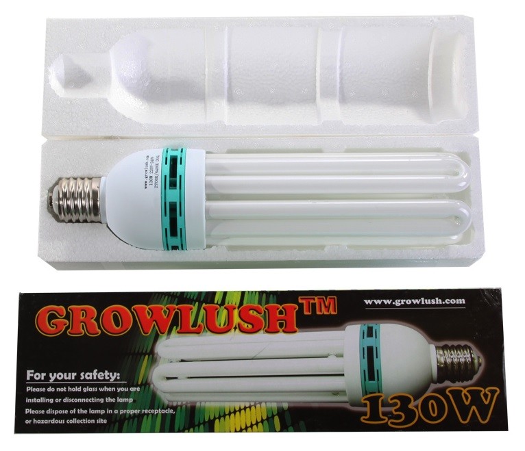 130W 14000K CFL GROW LIGHT + ALUMINIUM REFLECTOR Grow Kit For ...