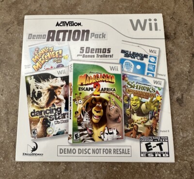 Activision Demo Action Pack (Nintendo Wii , 2007) 5 Video Game Demos ...