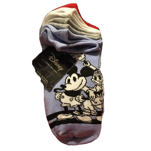 Disney MICKEY-MINNIE-GOOFY-DONALD-PLUTO-DAISY Women's 10 Pair No-show ...