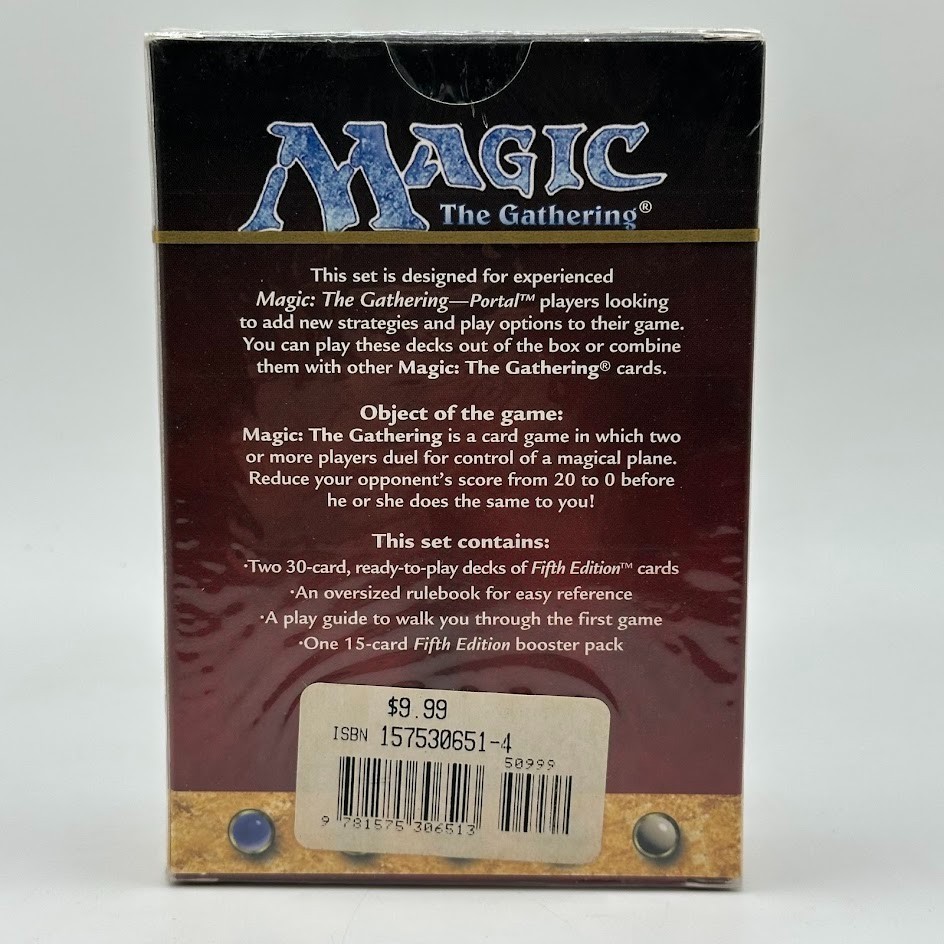 5th Edition 2 Player Starter Deck MTG Magic with Bonus Booster Pack ...