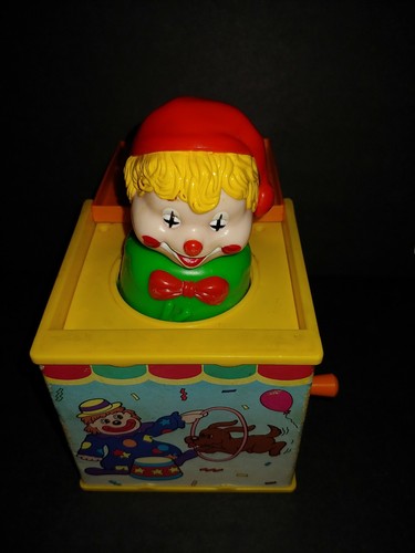 VINTAGE REDBOX JACK IN THE BOX TOY 1987 Fty Ltd #2043 | eBay UK