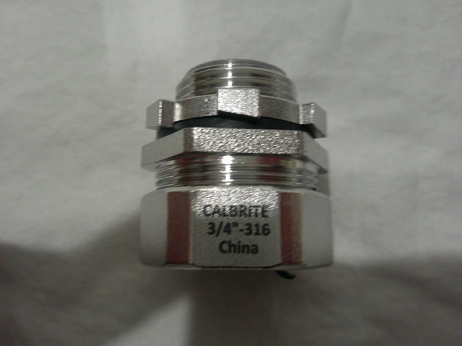 Calbrite 3/4" S60700FCS0 SS316 Straight Sealtight Connector, NEW (Qty1 ...