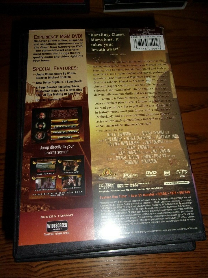 THE GREAT TRAIN ROBBERY - DVD - GREAT CONDITION! | eBay
