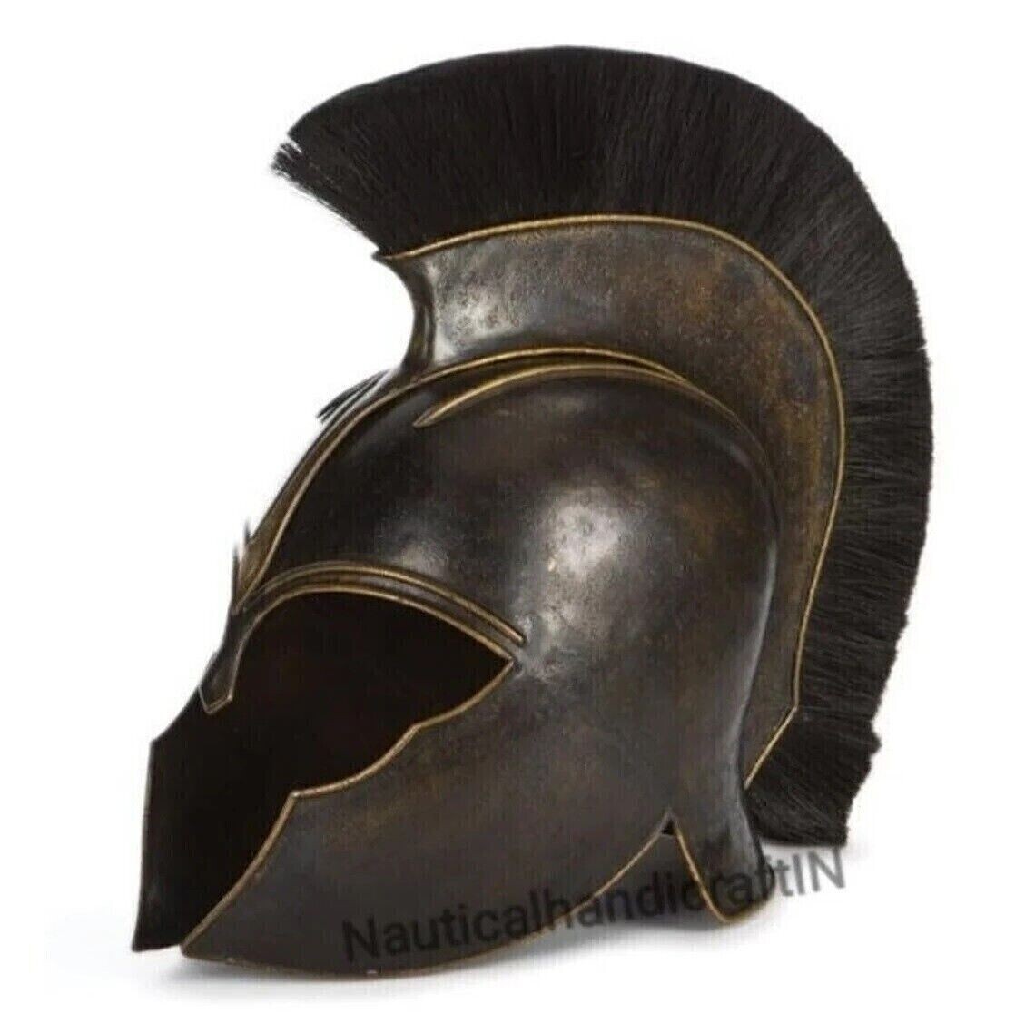 Brad Pitt Troy Helmet Greek Achilles Trojan Helmet Movie Trojan | eBay