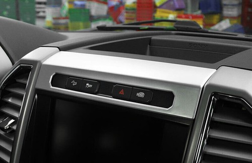 For Ford F150 F-150 2015-2020 Silver Car Emergency Light Switch Panel ...