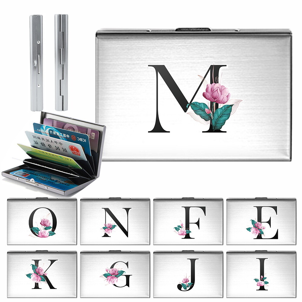 Metal Wallet Credit Card Holders Blocking Aluminum Protector Thin Case ...