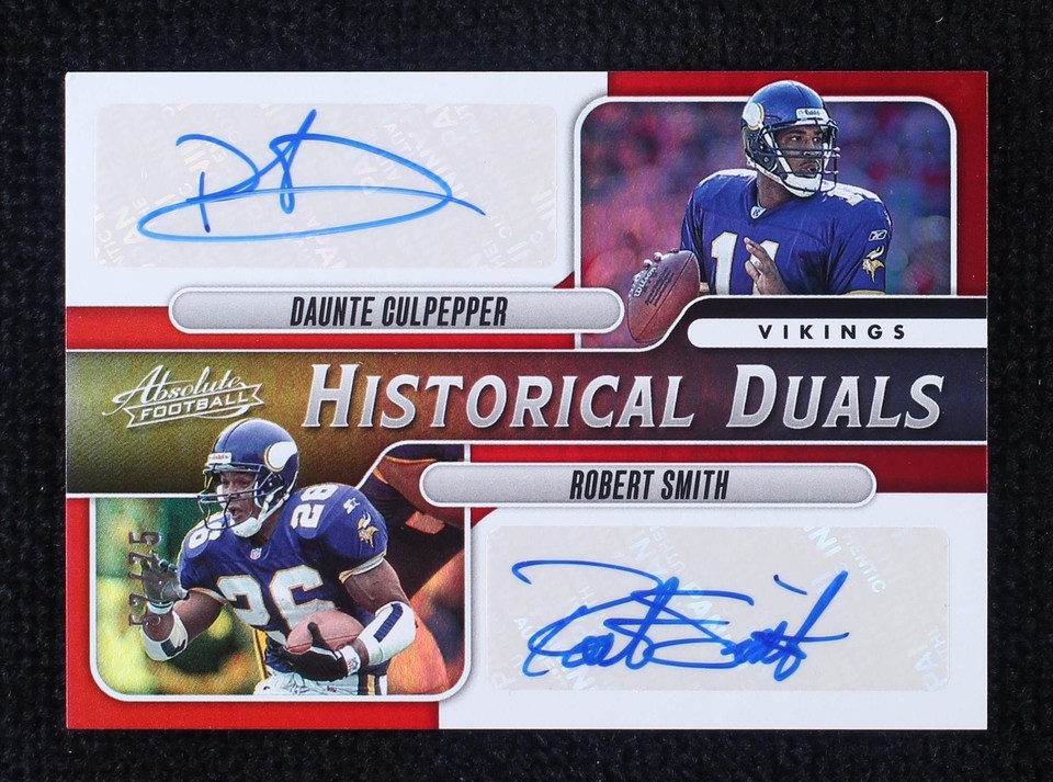 2023 Panini Absolute Daunte Culpepper Robert Smith #HD-MIN for sale | eBay