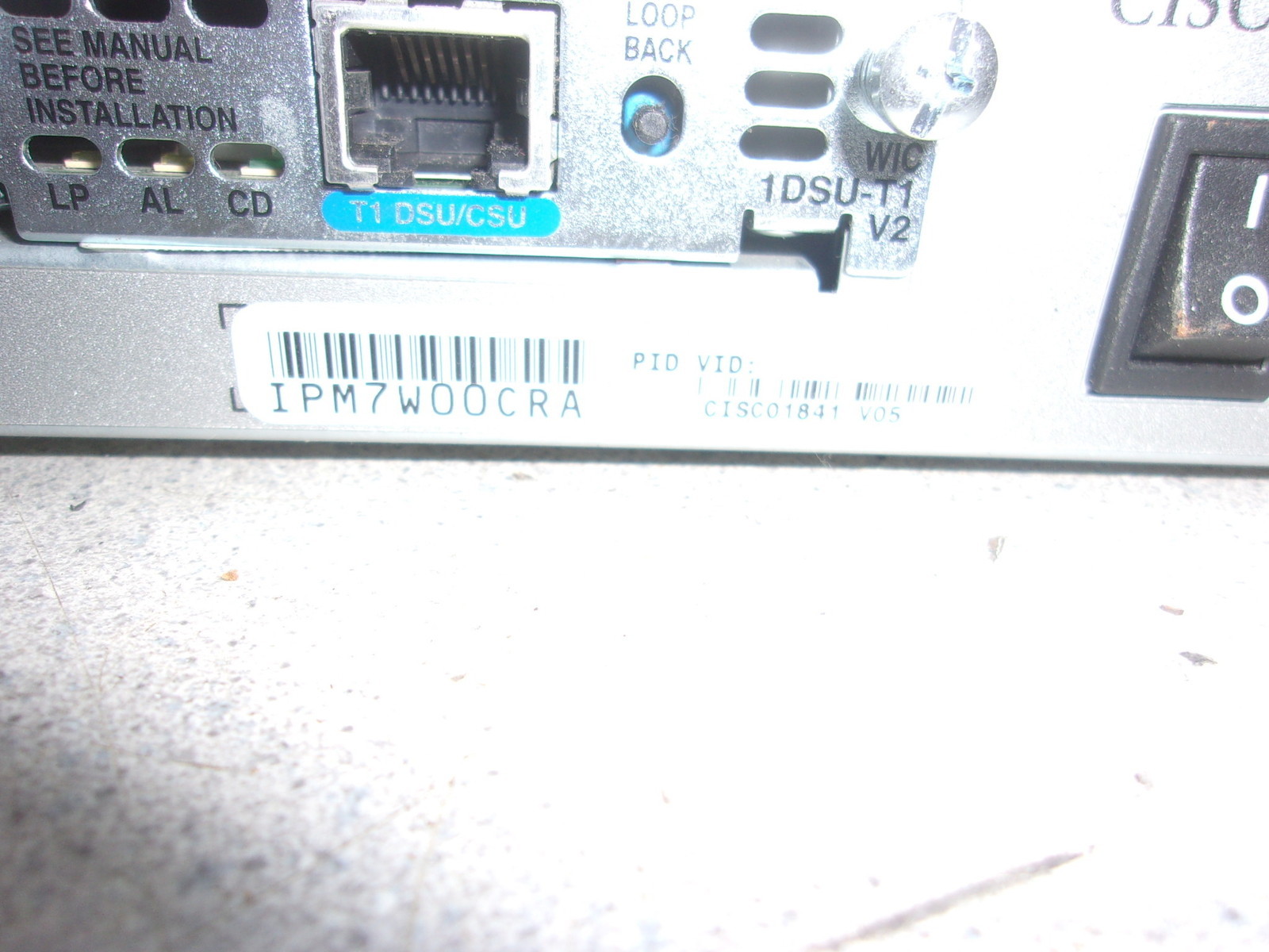 Cisco Systems 47-21294-01 Gateway 1841 REv BO 5B1IS01B0063 *FREE ...