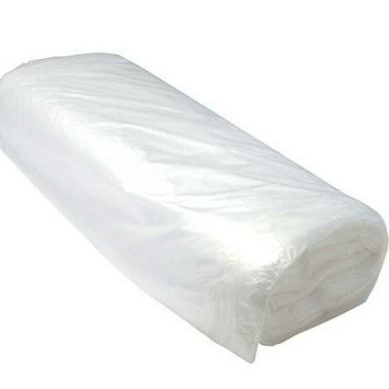 Clear Builders Polythene Plastic Sheeting Dust Roll (282576) Sheet TPS ...