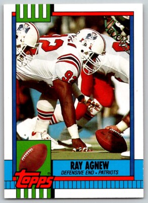 1990 TOPPS TRADED RAY AGNEW RC NEW ENGLAND PATRIOTS #45T | eBay