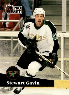 1991-92 Pro Set Stewart Gavin Minnesota North Stars #404 | eBay