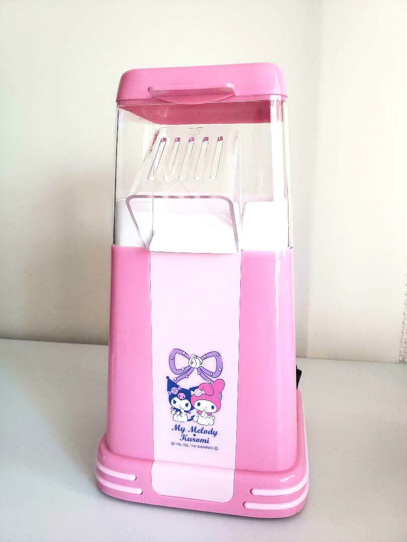 RARE My Melody x Kuromi Popcorn Maker AC100V 50/60Hz Exclusive to Japan ...