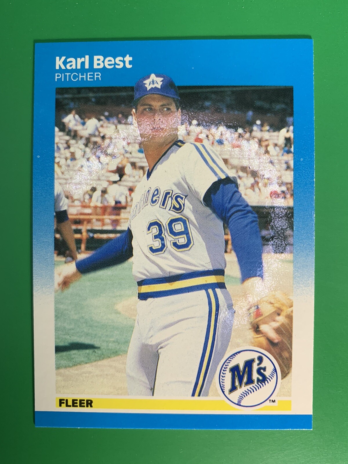 1987 Fleer Glossy Karl Best #579 Seattle Mariners | eBay