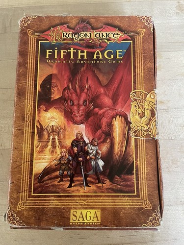 Dragonlance Fifth Age Box Set - SAGA used w some cards Dungeons And ...