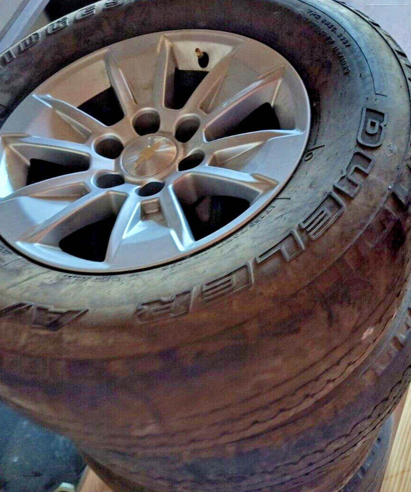 Chevy Silverado 1500 OEM Alloy Wheel Rim 6 Spoke 17" Rims | eBay