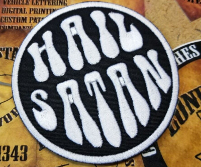 EMBROIDERED HAIL SATAN PATCH (Please Read Ad)) | eBay
