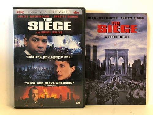 The SIEGE DVD Denzel WASHINGTON Annette Bening Bruce Willis 24543010920 ...