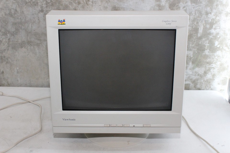 ViewSonic G90f 19" CRT VGA Monitor RetroGaming AWESOME! | eBay