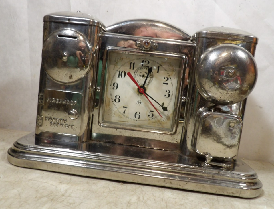 VTG/Antique 1900s 1916 Darche Battery Op Alarm Clock Working Read ...