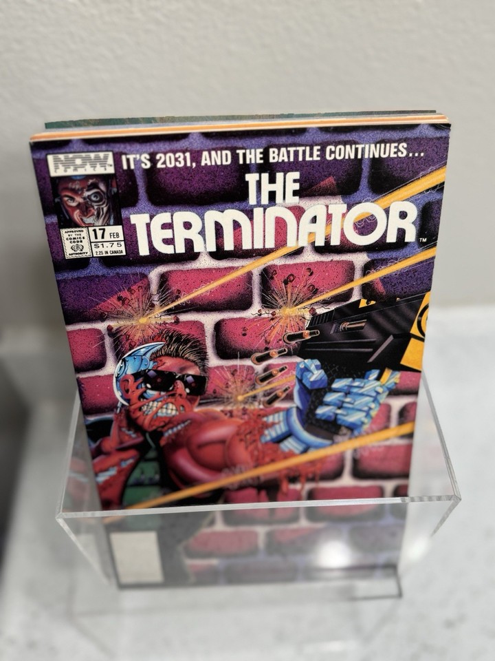 Terminator: The Burning Earth #1 - 1990 Now Comics - With 4 Terminator ...