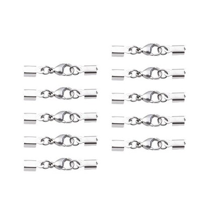 10 PCS Necklace Clips Lobster Clasps Charms Jewelry Accessories Pendant ...