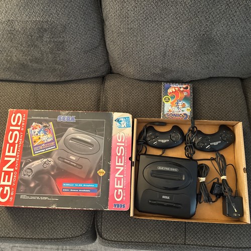 Sega Genesis Gaming Console System 1994 Core System w Box TESTED Sonic ...