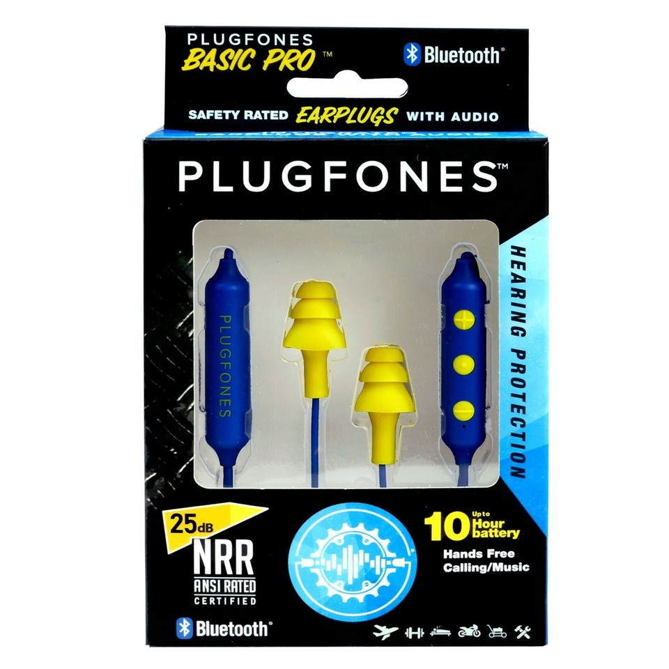 Plugfones Wireless BasicPro Bluetooth, Earplugs, Headphones! | eBay