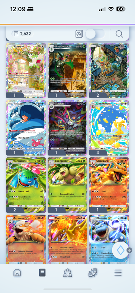 6 Crowned Cards Pokémon Tcg Pocket TCGP trading card game | eBay