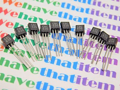 BC635 / CBC635 / TRANSISTOR / TO92 / 10 PIECES (QZTY) | eBay