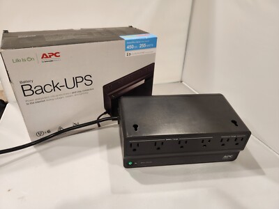 APC BE425M 120VA 180 Joules 6 Outlets Smart-UPS 425VA Battery Backup ...