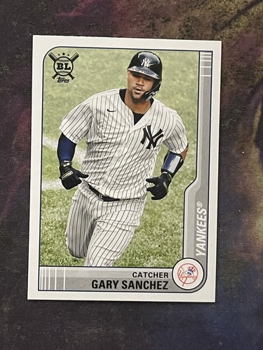 TOPPS 2021 BIG LEAGUE GARY SANCHEZ #22 CATCHER NEW YORK YANKEES ...