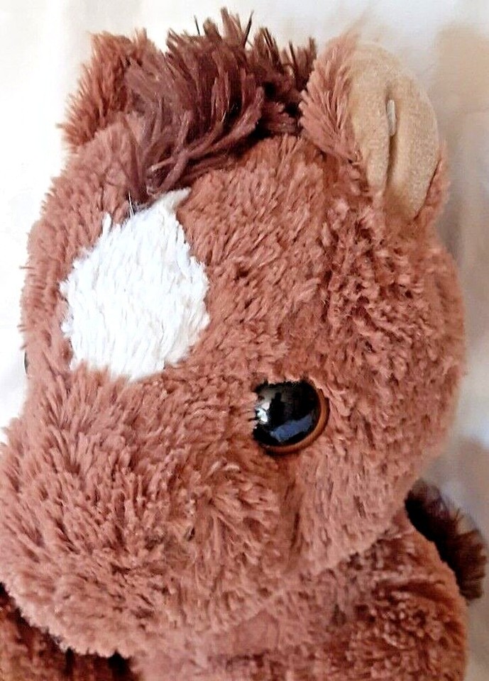 Aurora Taddle toes Brown Horse Cold Plush Animal Horseshoes Trots ...