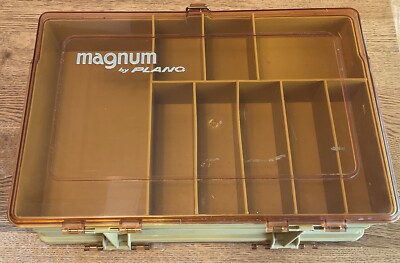 Vintage Double Sided Plano Magnum 1122 Tackle Box Clean Fishing ...