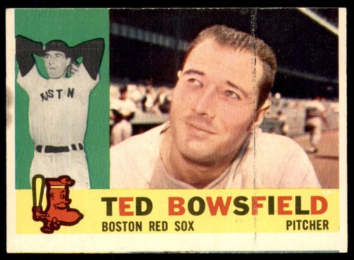 1960 Topps #382 Ted Bowsfield Excellent Red Sox ID:197360 | eBay