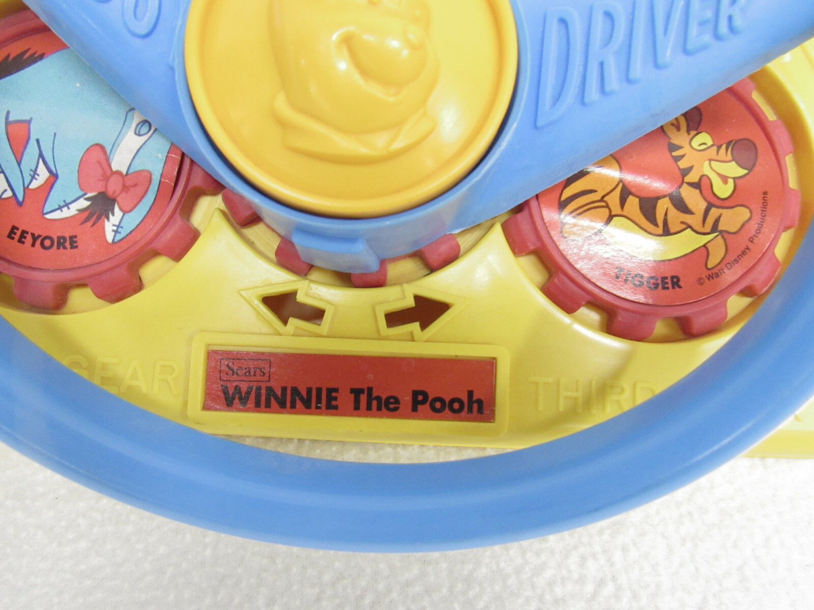 Vtg 1975 Winnie the Pooh Toy Busy Driver Car Sears | eBay