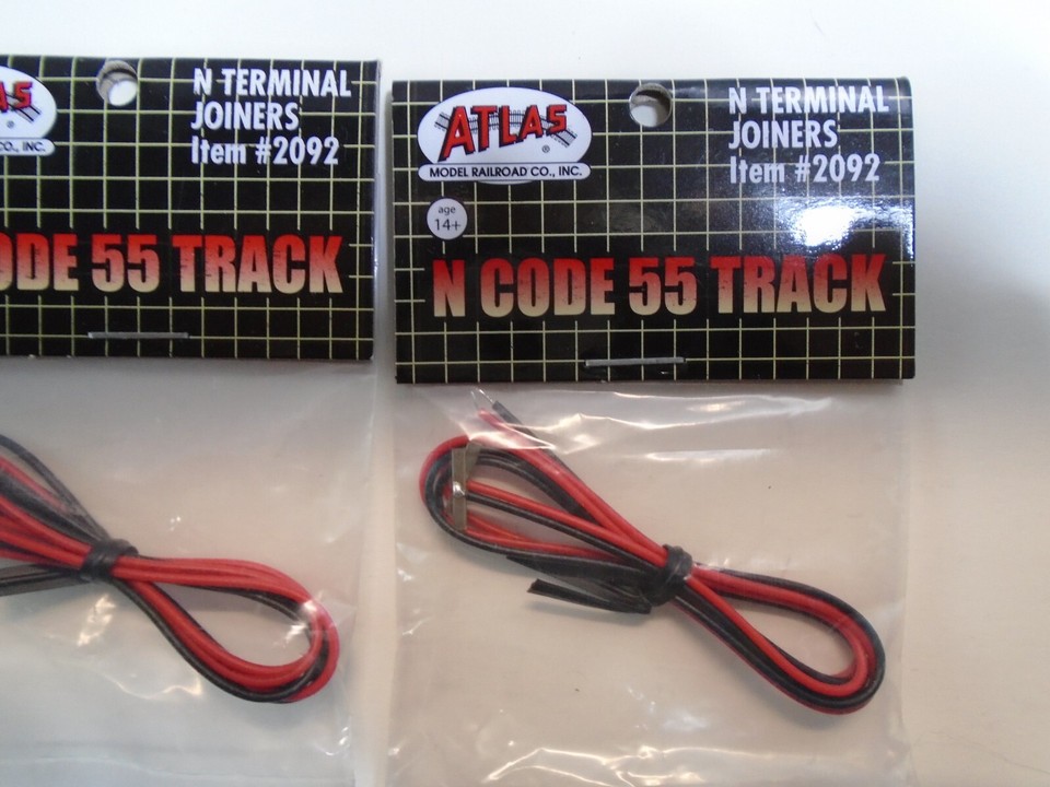 N Scale 6 packs,Atlas N code 55 track terminal joiners, new. | eBay