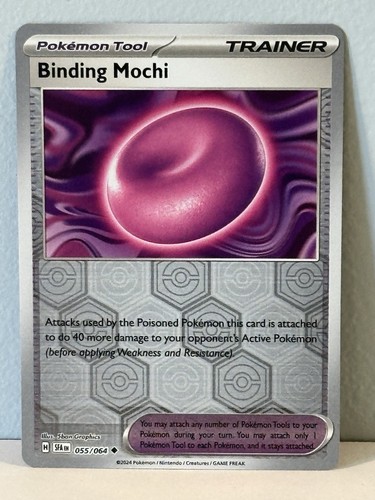 Pokemon Tool Binding Mochi 055/064 Reverse Holo Card Shrouded Fable ...