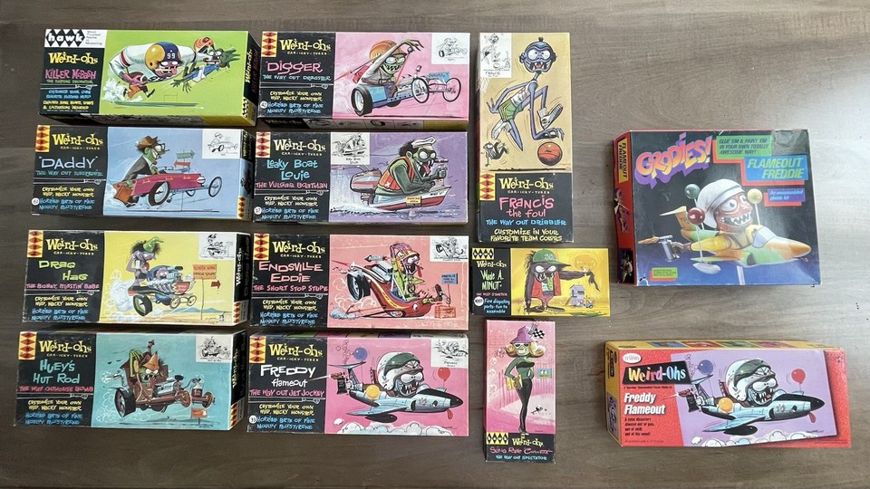 VINTAGE ORGINAL Hawk 1964 #530-100 Weird-Ohs Digger Model Kit | eBay