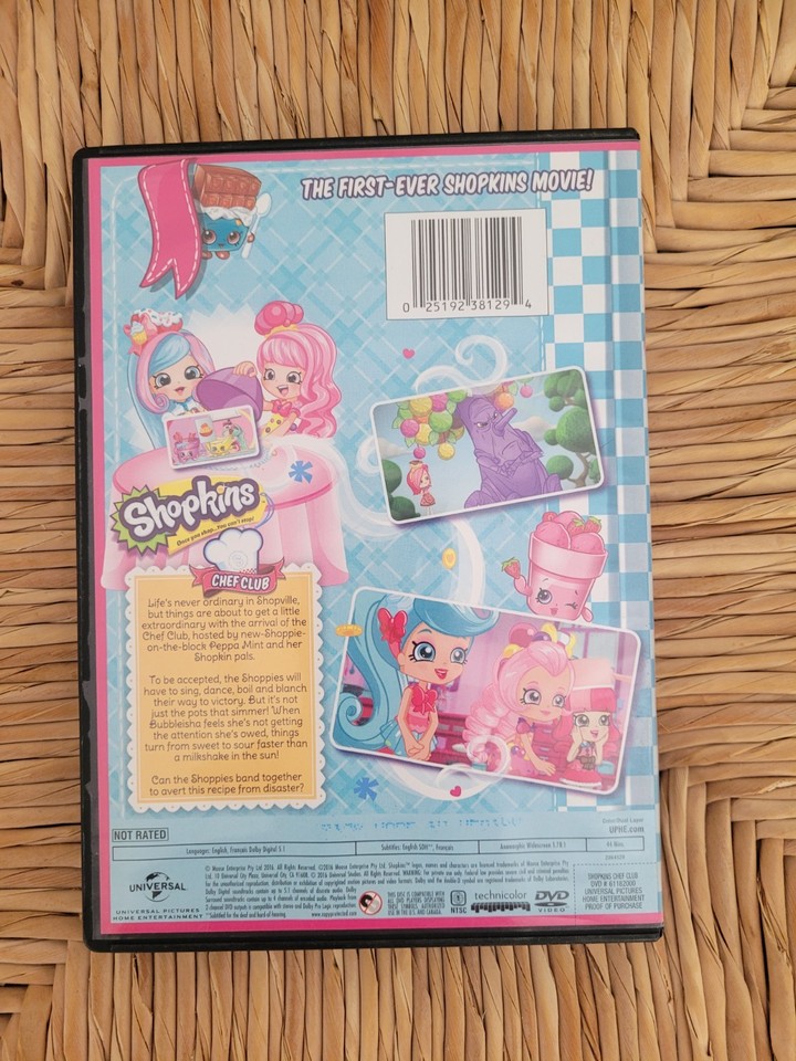 Shopkins chef club so tell me what's cooking cartoon movie DVD kids ...