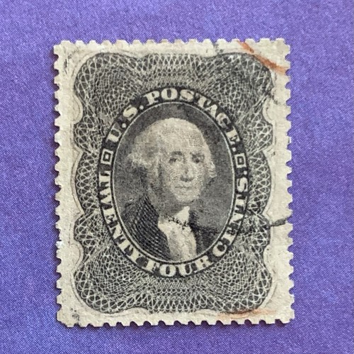 US Stamp Scott 37 VF Well Centered Sound With Light Cancel CAT $465 | eBay
