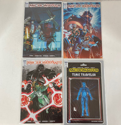 Micronauts Comic Book #11 Sub Cover A B C Max Dunbar Bunn First Print 2017 IDW | eBay