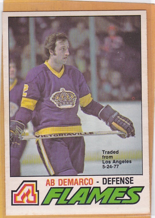 1977-78 O PEE CHEE HOCKEY AB DEMARCO #283 FLAMES EXMT/NM *A9655 | eBay