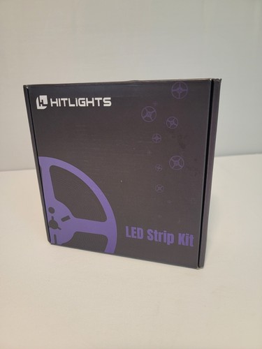 HitLights COB White LED Strip Lights Kit with Remote Control 16.4ft ...