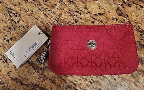 Kipling Live Light Sinature Red Pouch Monkey Keychain | eBay