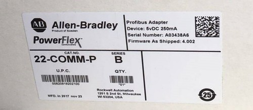 Allen-Bradley 22-COMM-P Powerflex Profibus Adapter Module 22COMMP | eBay