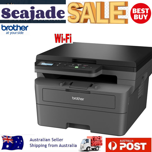Brother HL-L2464DW, Wireless Mono Printer/Scanner/Copier, 28Ppm, Black ...