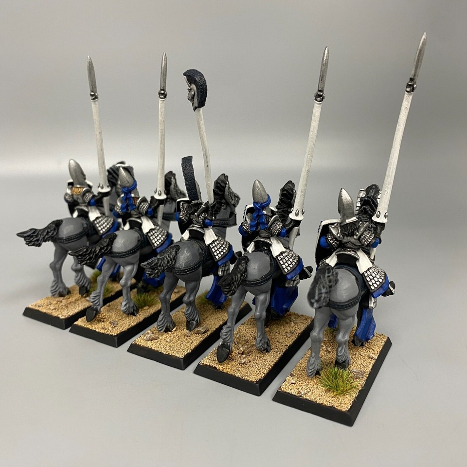 HIGH ELF SILVER HELMS WARHAMMER THE OLD WORLD ELVES KNIGHTS CAVALRY ...