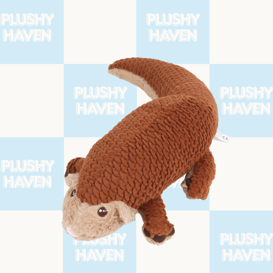 Soft Pangolin Plush 19" Cute Scaly Anteater Wild Animal Stuffed Doll ...