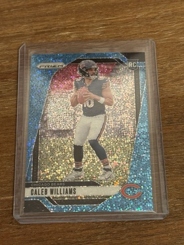 CALEB WILLIAMS 2024 PANINI PRIZM ROOKIE 301 BLUE SPARKLE 11/96 BEARS | eBay
