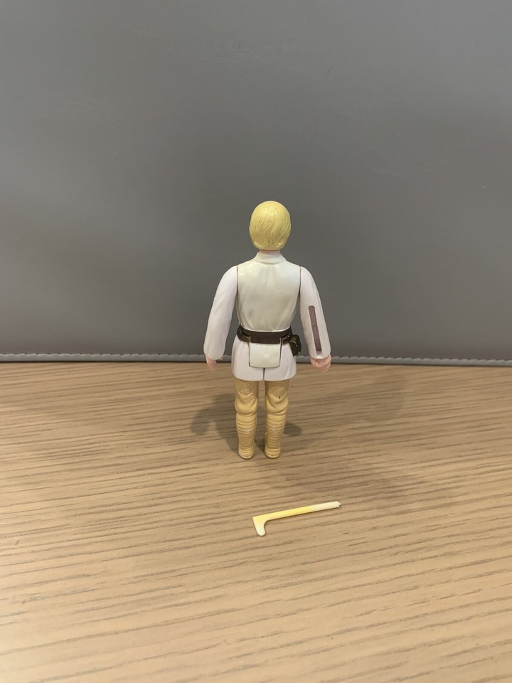 Vintage Star Wars 1977 Luke Skywalker Farmboy Figure Loose light saber ...